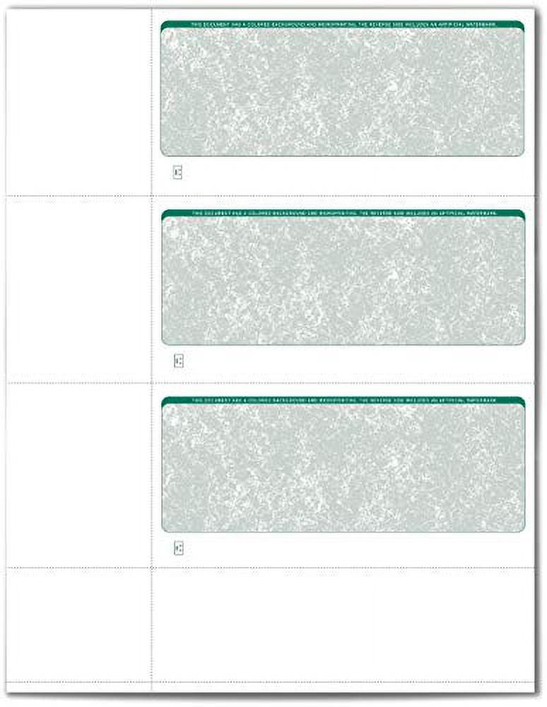 VersaCheck Secure Checks - 750 Blank Business or Personal Wallet Checks ...