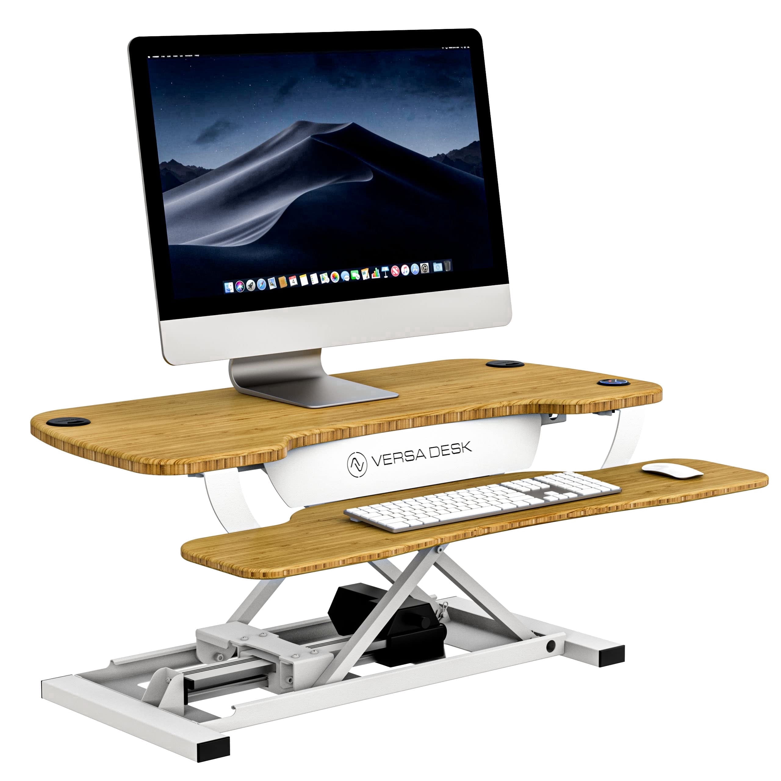 VersaDesk PowerPro Electric Standing Desk Converter - Adjustable Sit ...