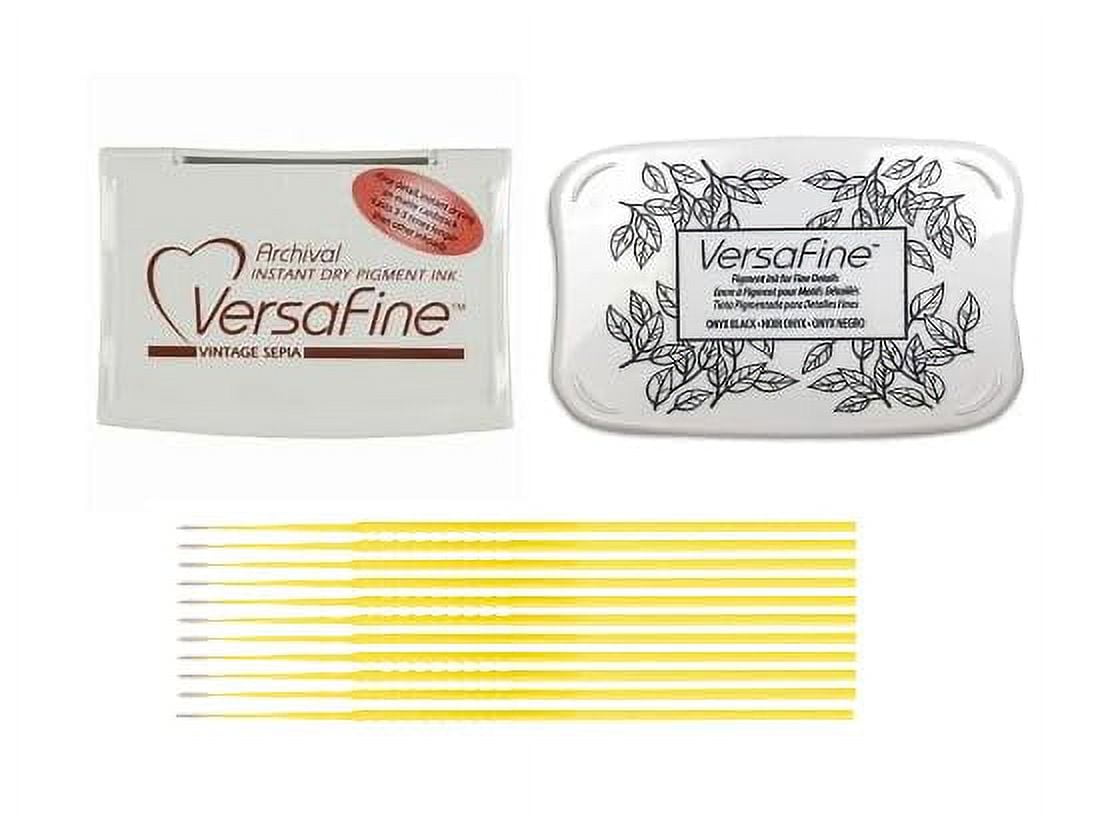 VersaFine Pigment Ink Pad Bundle - VersaFine Vintage Sepia and Black ...