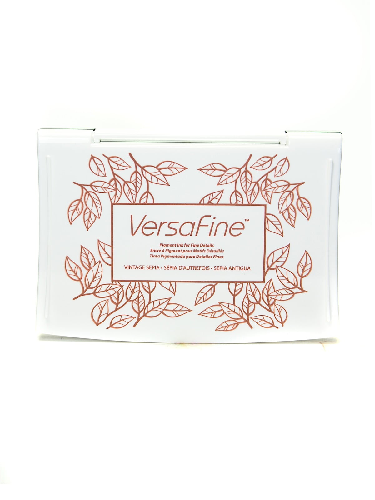 VersaFine Pigment Ink vintage sepia, 3.825 in. x 2.5 in., full-size pad ...