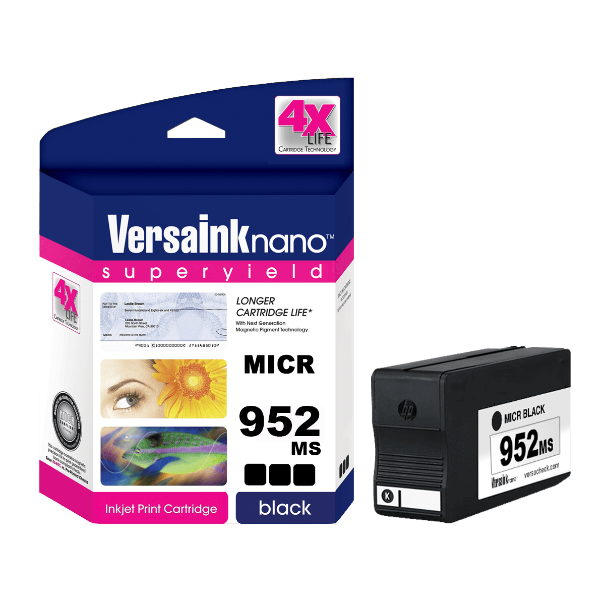 VersaInk-nano 952MS - MICR Compliant Ink SETUP Cartridge - Walmart.com