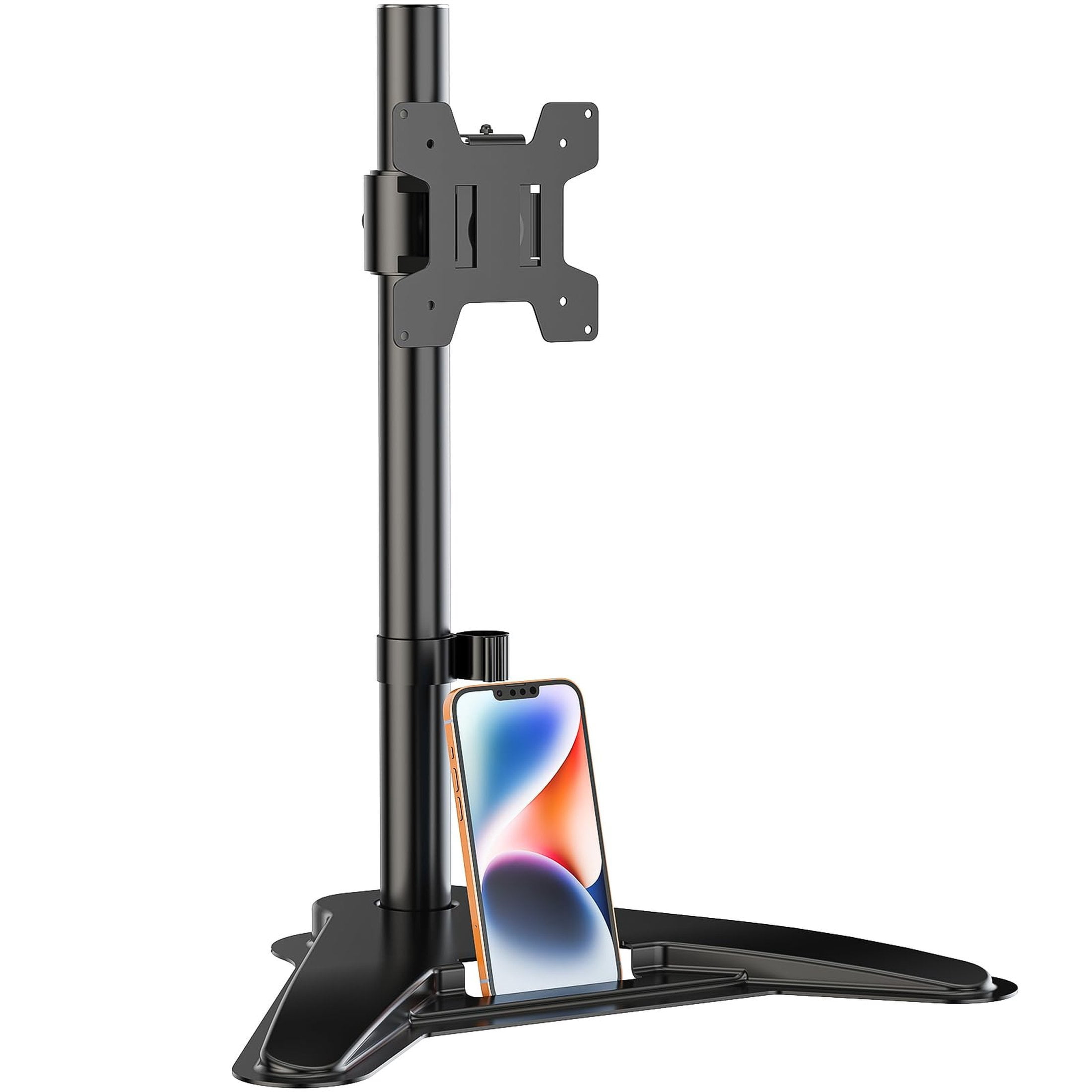VersaMount Single Monitor Stand with Phone Holder for 32 Inch Screens ...