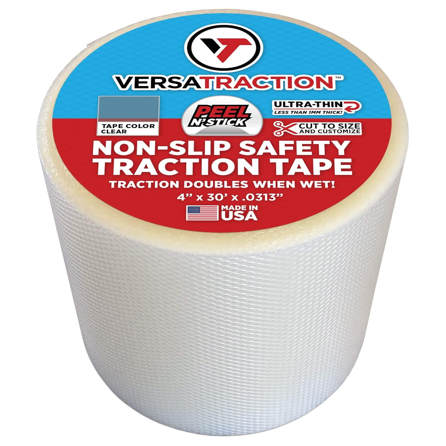 VersaTraction™ Traction Tape Rolls (White, 4" x 30') - Walmart.com