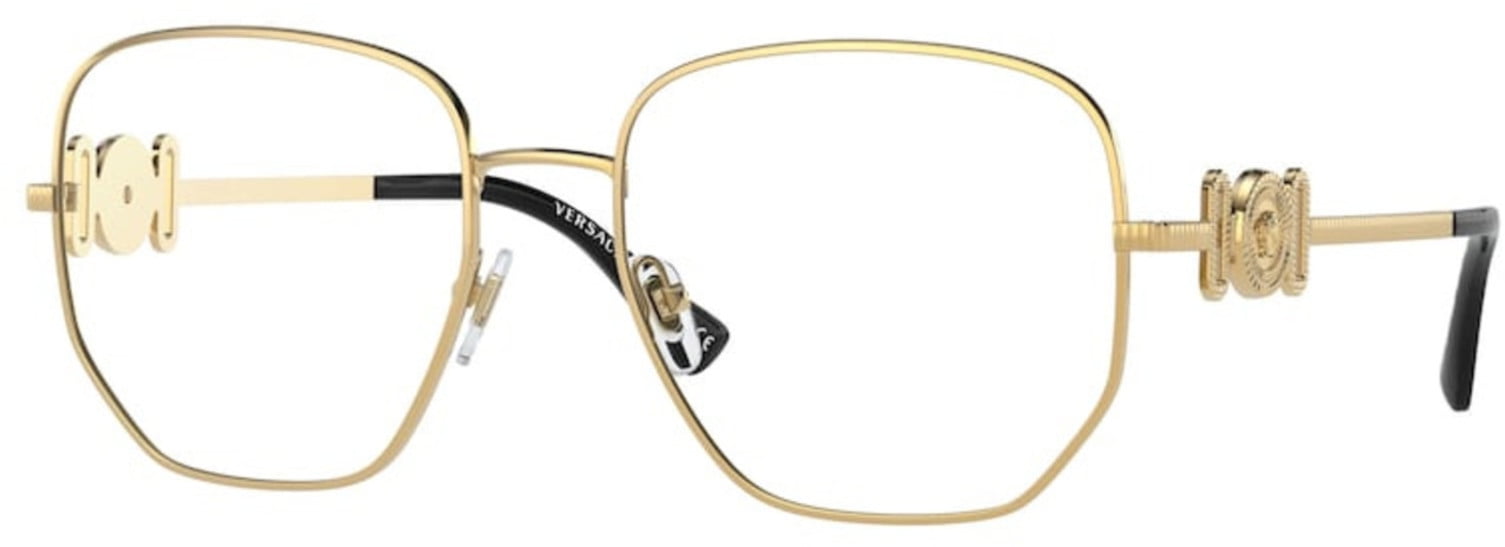 Versace 0VE1283 1002 Square Full Rim Gold Optical Frames for womens ...