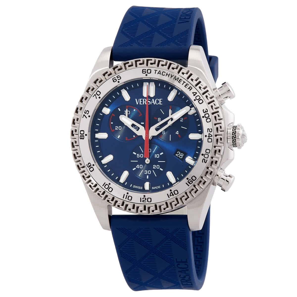 Versace Chronograph Quartz Blue Dial Men's Watch VE9K00724 - Walmart.com