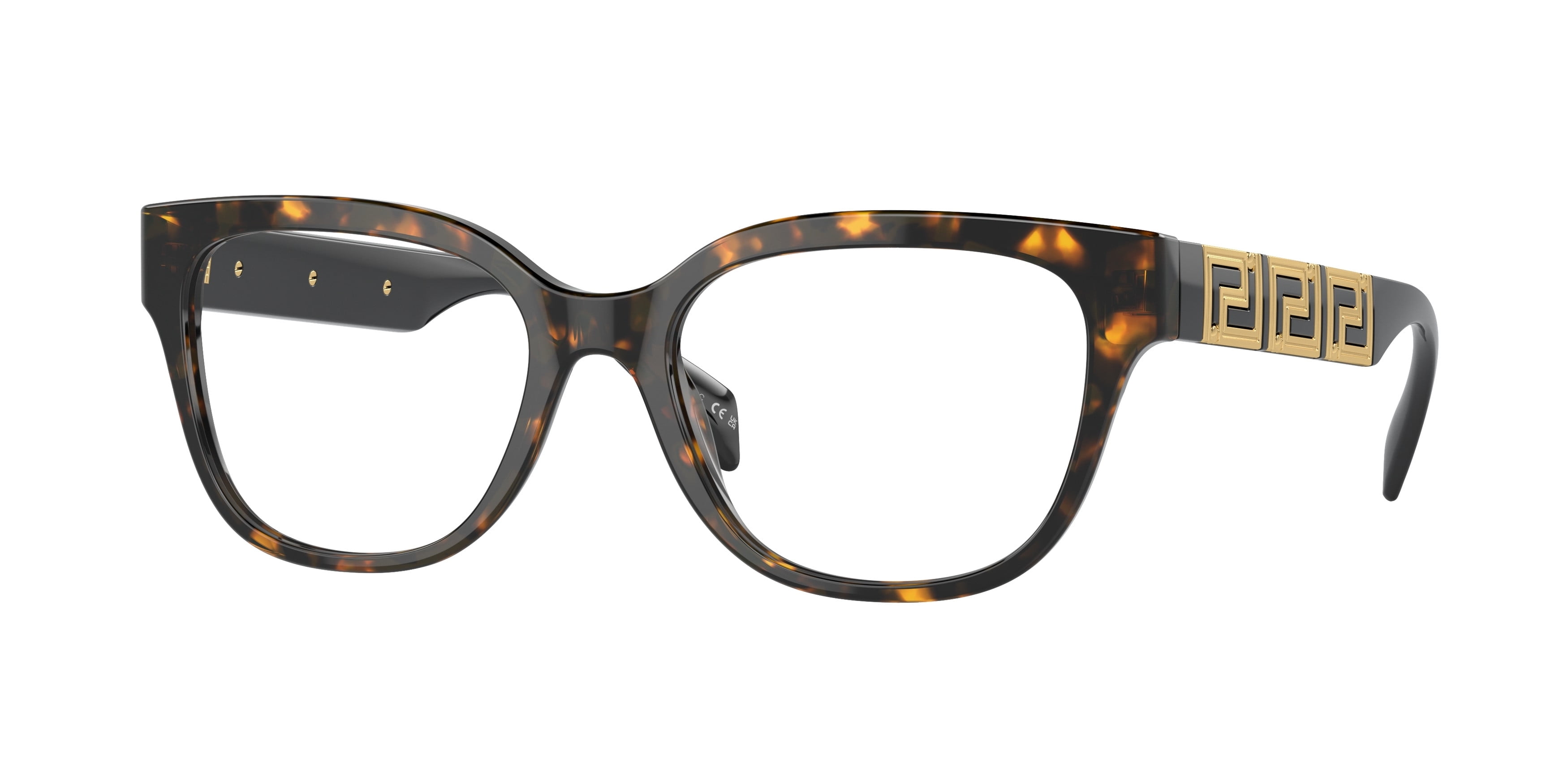 Versace Demo Square Ladies Eyeglasses VE3338 5404 52 - Walmart.com