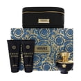 Versace Dylan Blue 4 Pc Gift Set, 3.4oz EDP Spray, Body Lotion, Bath ...