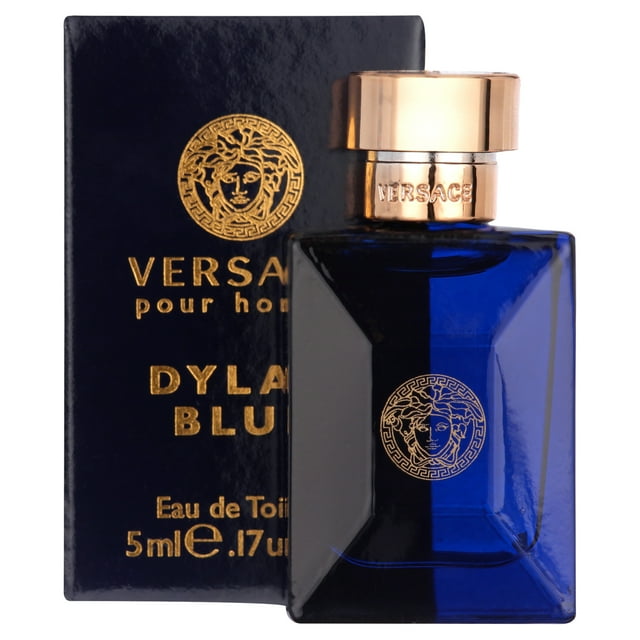 Versace Dylan Blue Mini Eau De Toilette, Cologne for Men, 0.17 Oz ...
