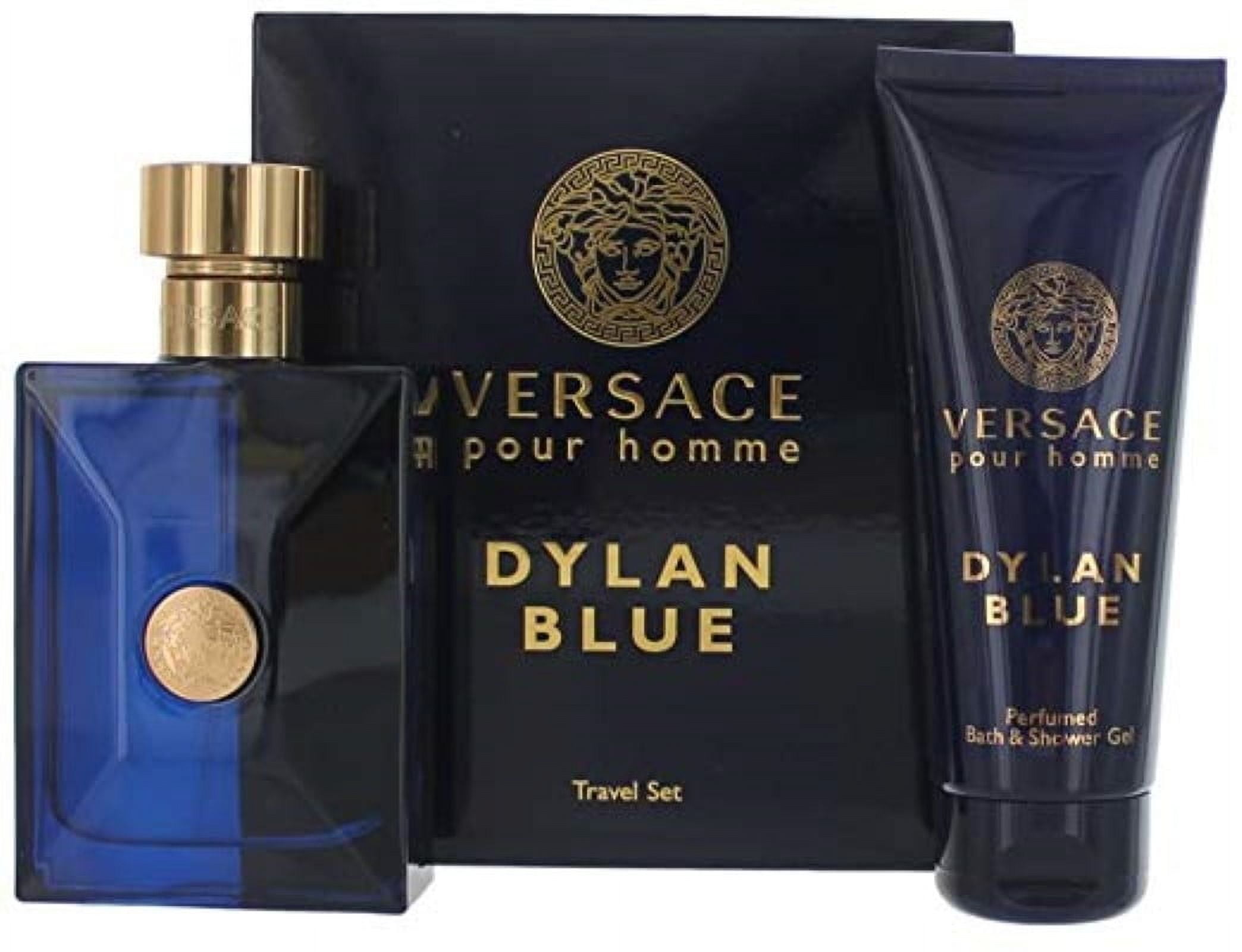 Versace Dylan Blue Pour Homme Cologne Gift Set for Men, 2 Pieces ...