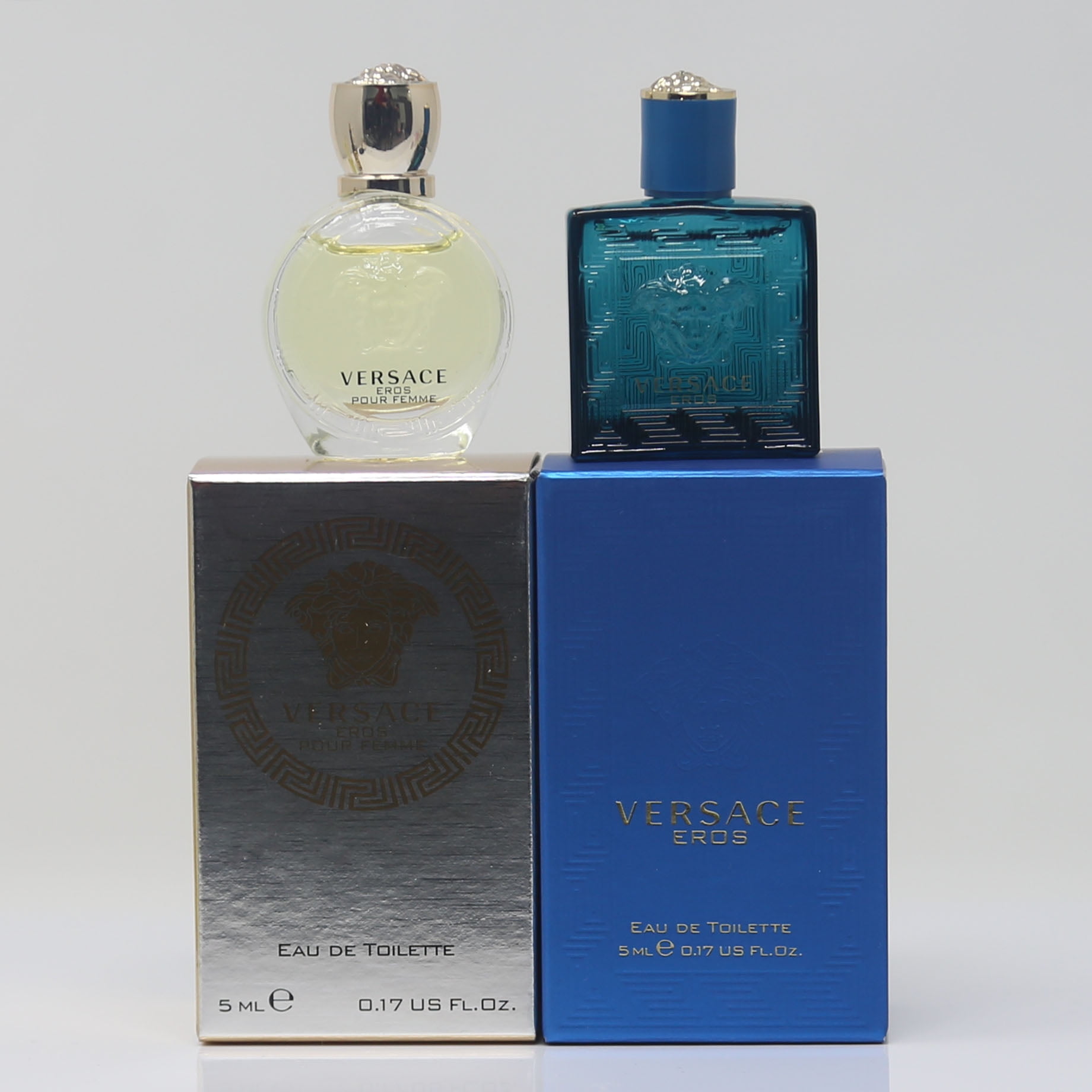 Versace Eros Eau de Toilette Miniature Splash Bottle 5 ml / 0.17 Fl Oz ...