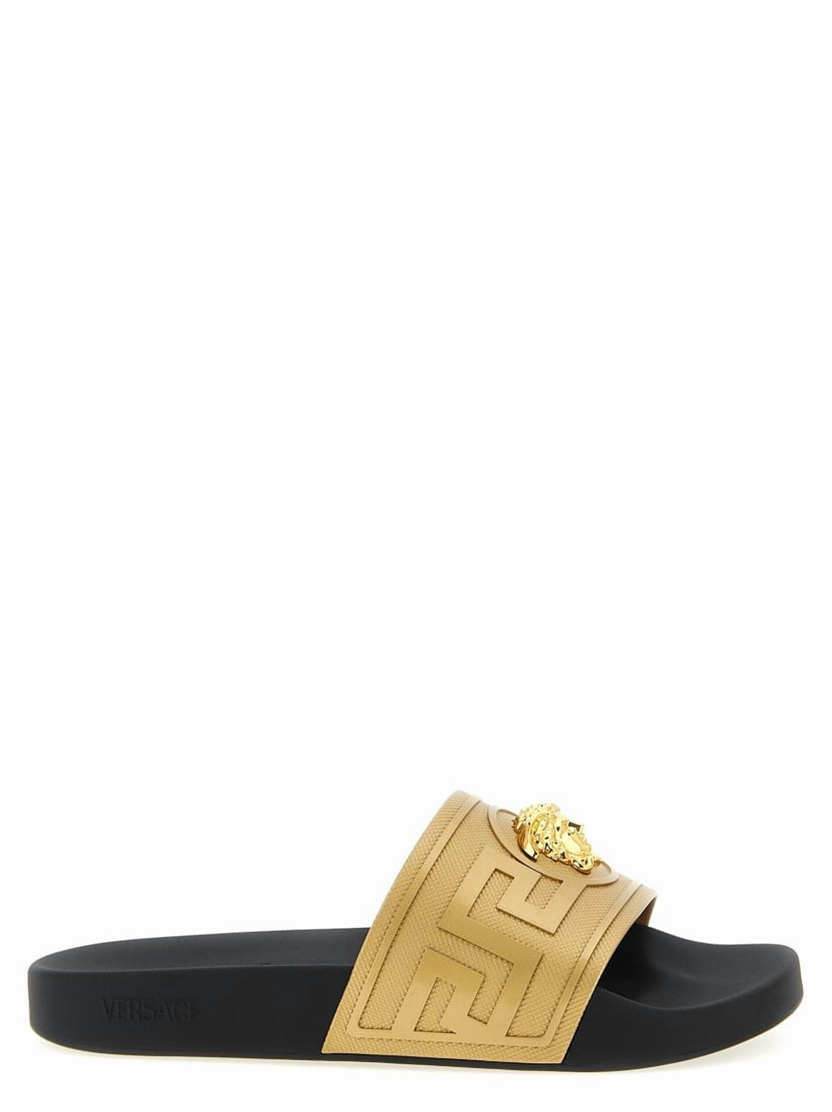 Versace 'La Medusa' Slides Black (Men's) - Walmart.com