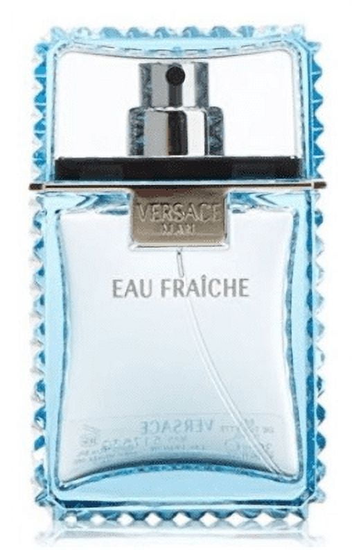 Versace Man Eau Fraiche Cologne Spray (Blue) for Men, 1.7 Fluid Ounce ...
