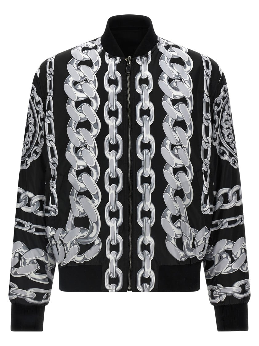 Versace 'Medusa Chains' Reversible Bomber Jacket (Men's) - Walmart.com