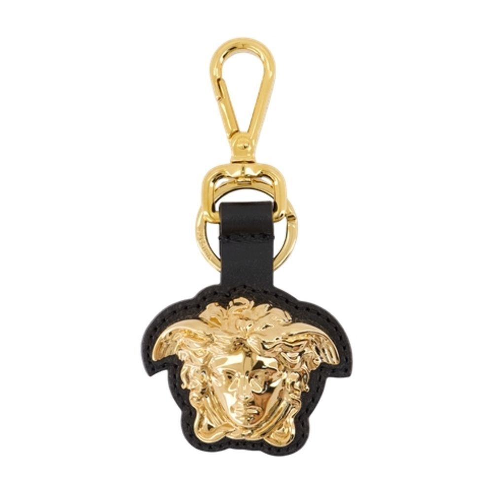 Versace Men's Charm Keychain - Leather - Black Black - Walmart.com