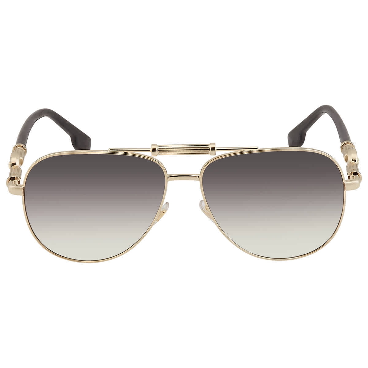 Versace Gold Metal Unisex Sunglasses VE 2236 100211 - Gray Gradient ...
