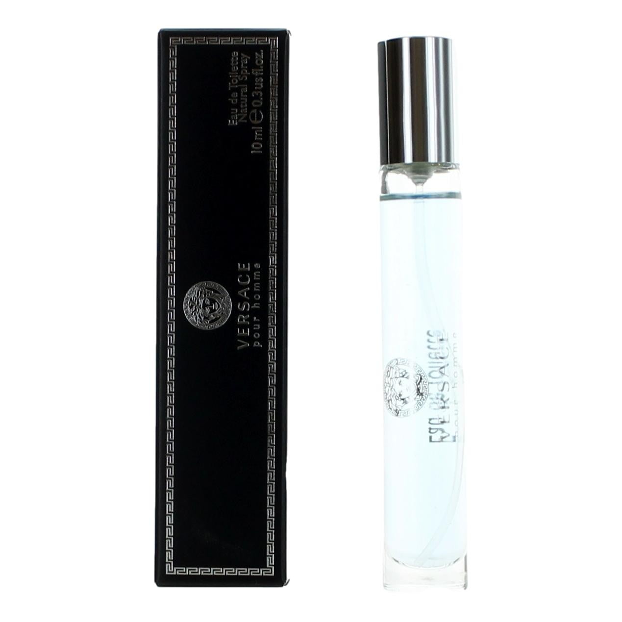 Versace Pour Homme Mini EDT 0.3 oz for Men, Aromatic/Fougere by Alberto ...