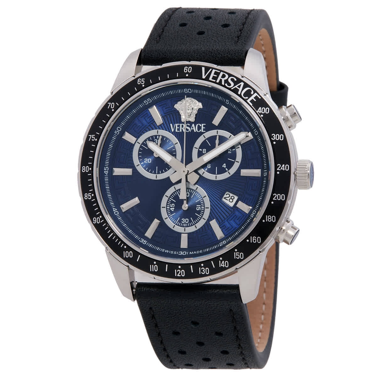 Versace Sport Chrono Quartz Blue Dial Men's Watch VEZCA0124 - Walmart ...