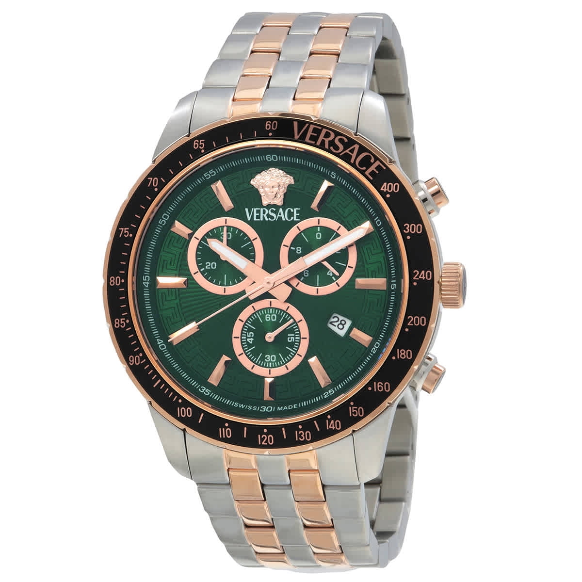 Versace Sport Chrono Quartz Green Dial Men's Watch VEZCA0424 - Walmart.com