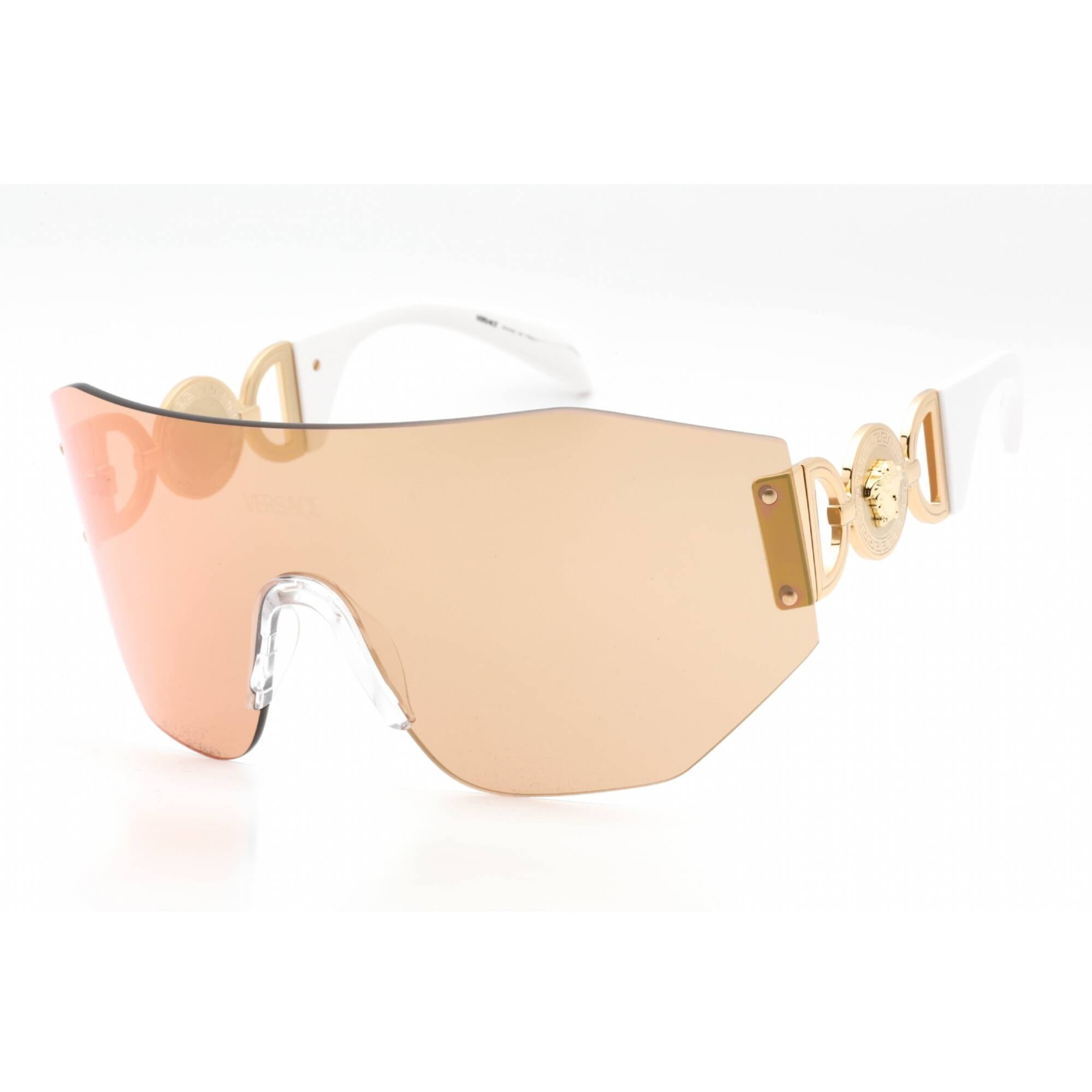 Versace 0VE2258 10027J Women's Rimless Shield Frame Sunglasses ...