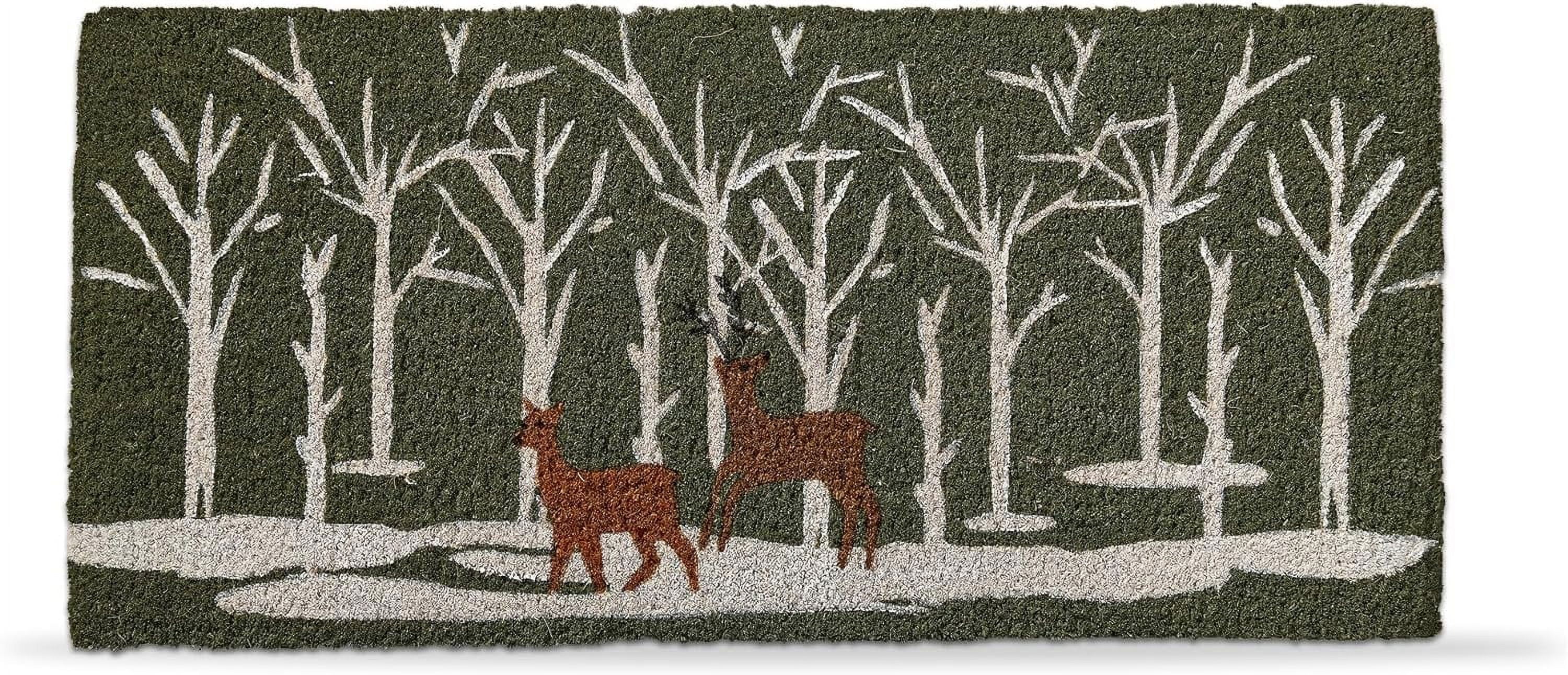 tag Woodland Deer Estate Coir Mat 18 x 30 Inches Green - Walmart.com