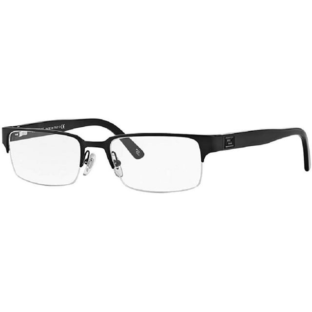 Versace VE1184 1261 53M Matte Black Rectangle Eyeglasses For Men+FREE ...
