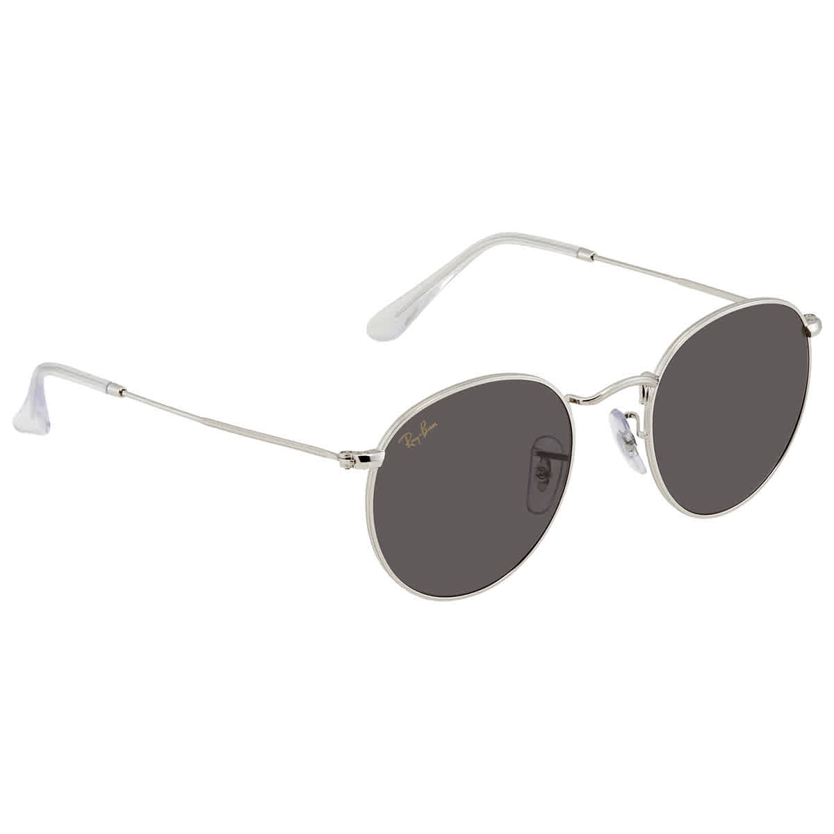 Sunglasses Ray-Ban RB 3447 9198B1 Round Metal Silver Dark Grey ...