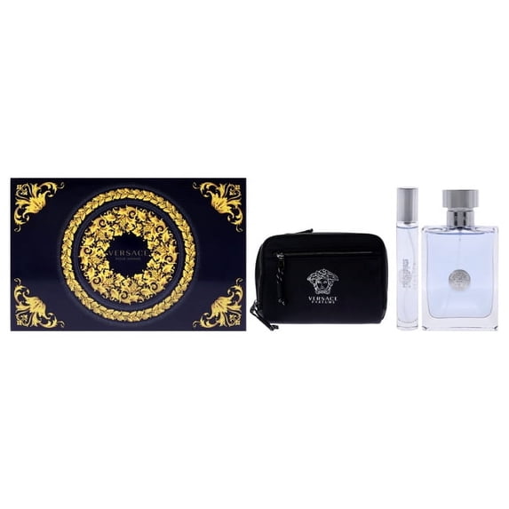 Versace Pour Homme for Men - 3 Pc Luxurious Gift Set, 3.4oz EDT Spray ...
