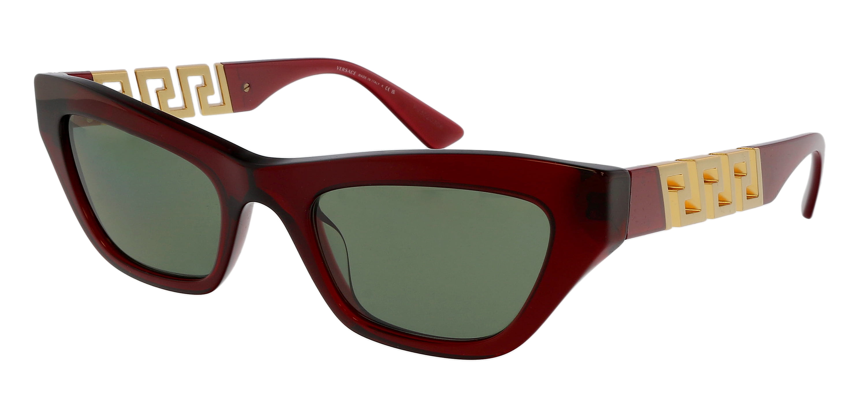 Versace Women's VE4419-388-2 Fashion 52mm Transparent Red Sunglasses ...