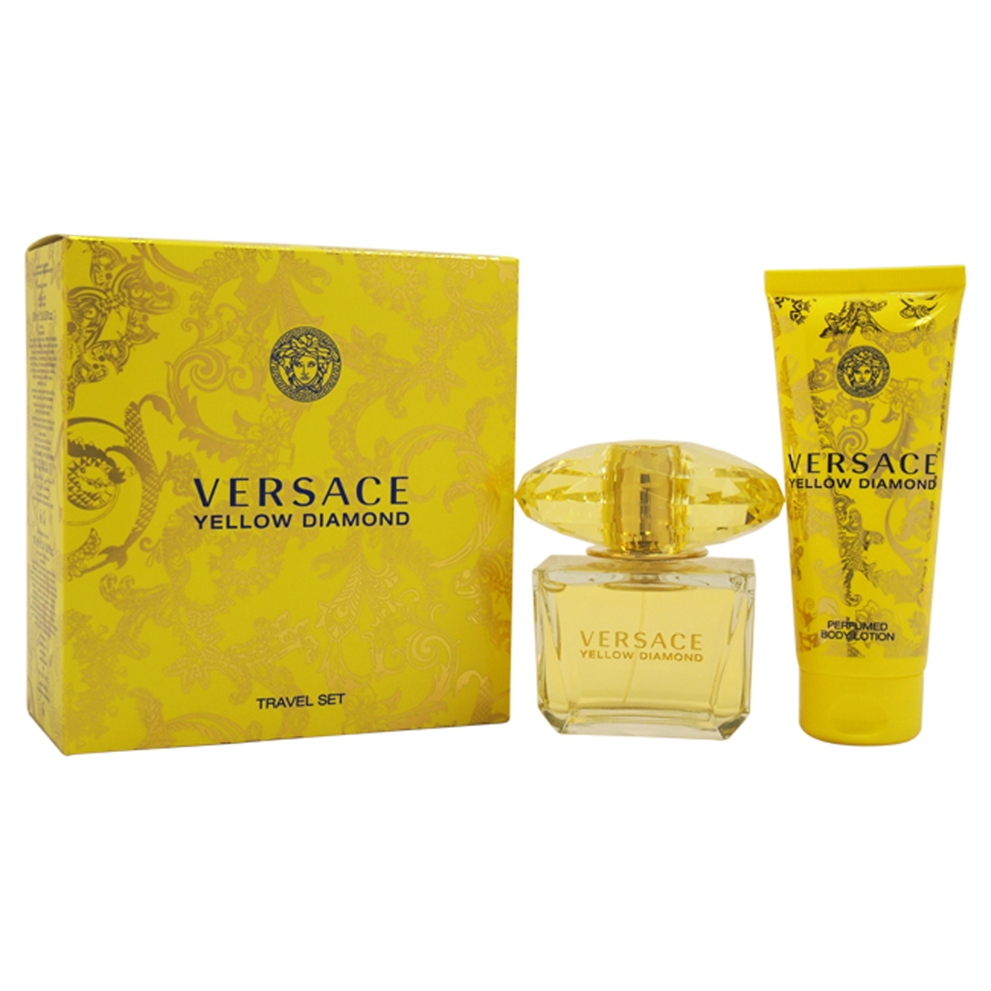 Versace Yellow Diamond Women's Fragrance Gift Set - 3oz EDT Spray & 3 ...