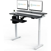 Split Level Computer Workstation