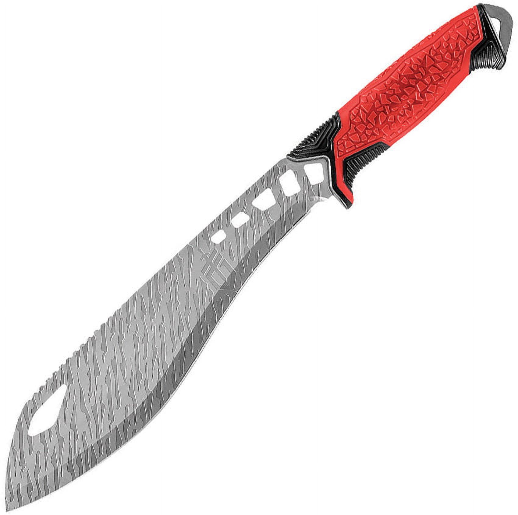 Gerber 31-003470 Versafix Pro 9" Blade Red Rubber Handle Machete ...