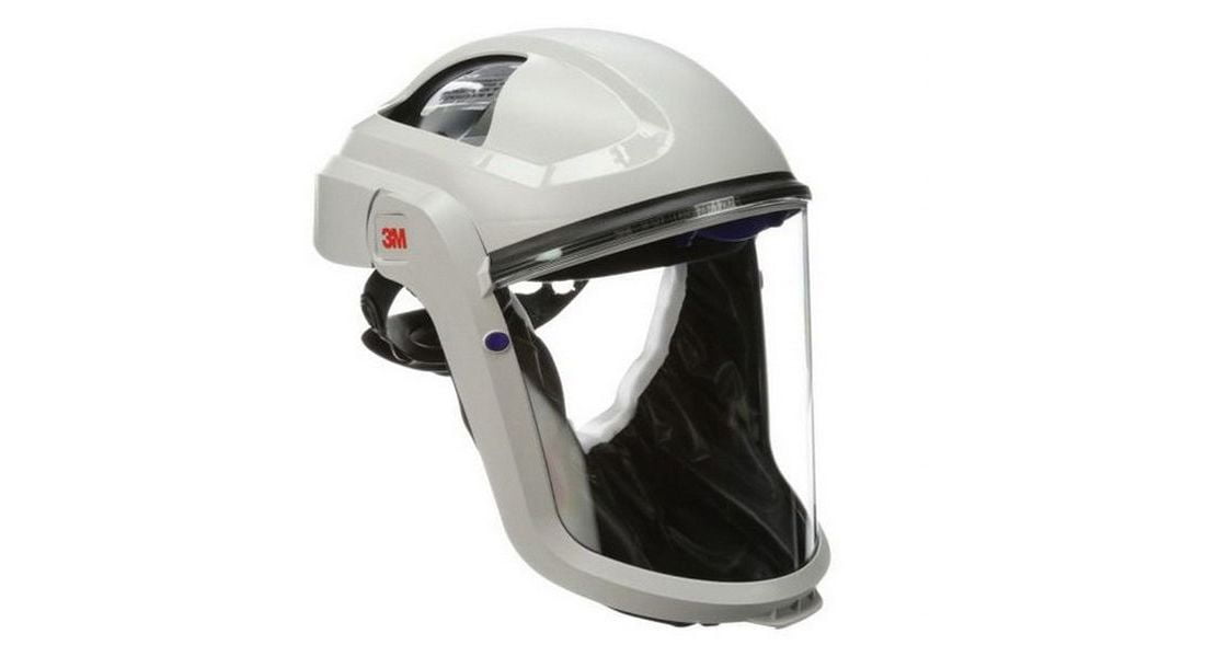 3M Versaflo M-206 Respiratory Faceshield Assembly 37299, Gray, Comfort ...