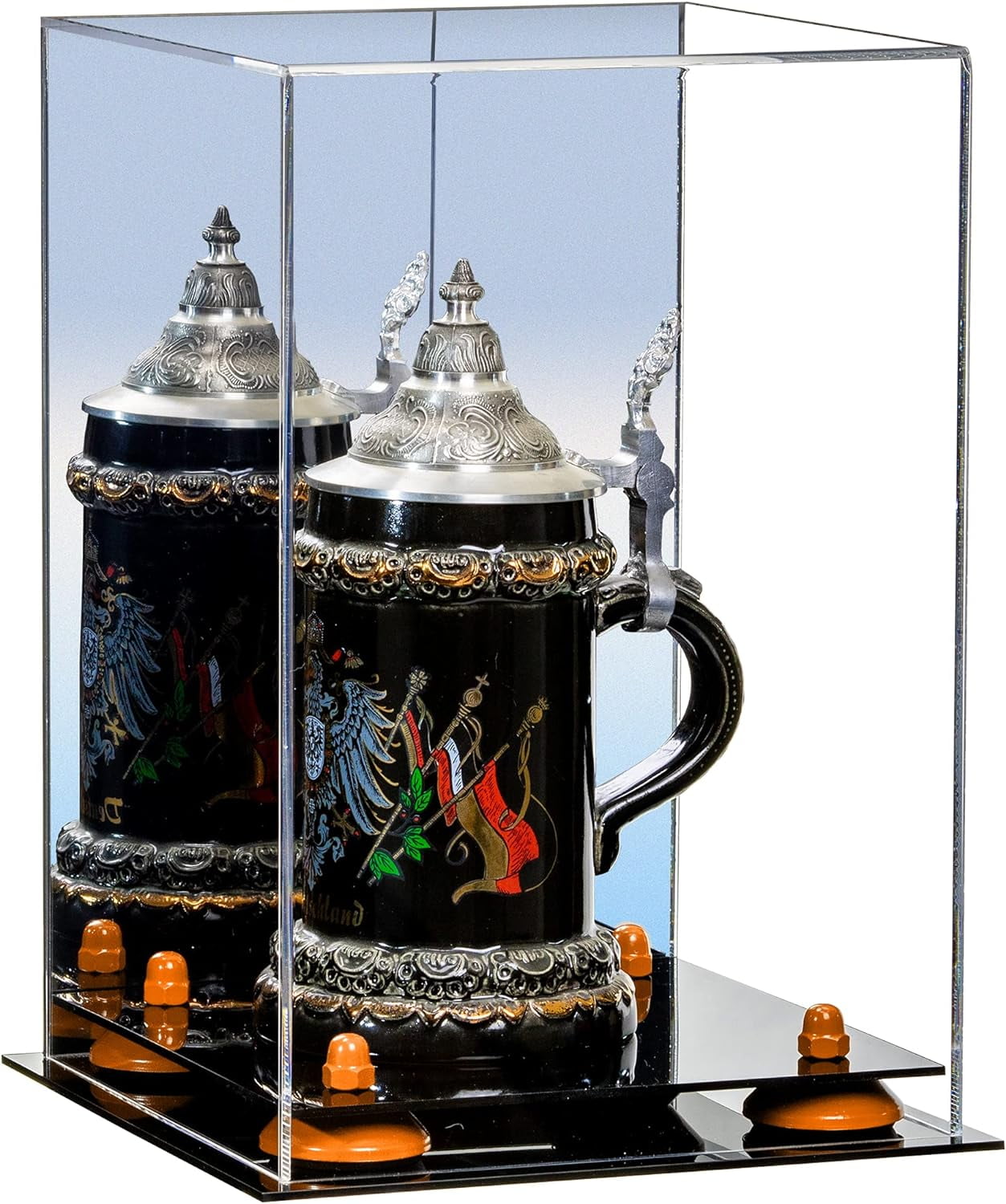 Versaile Display Case Display Case - Medium Square Box wih Mirror Case ...