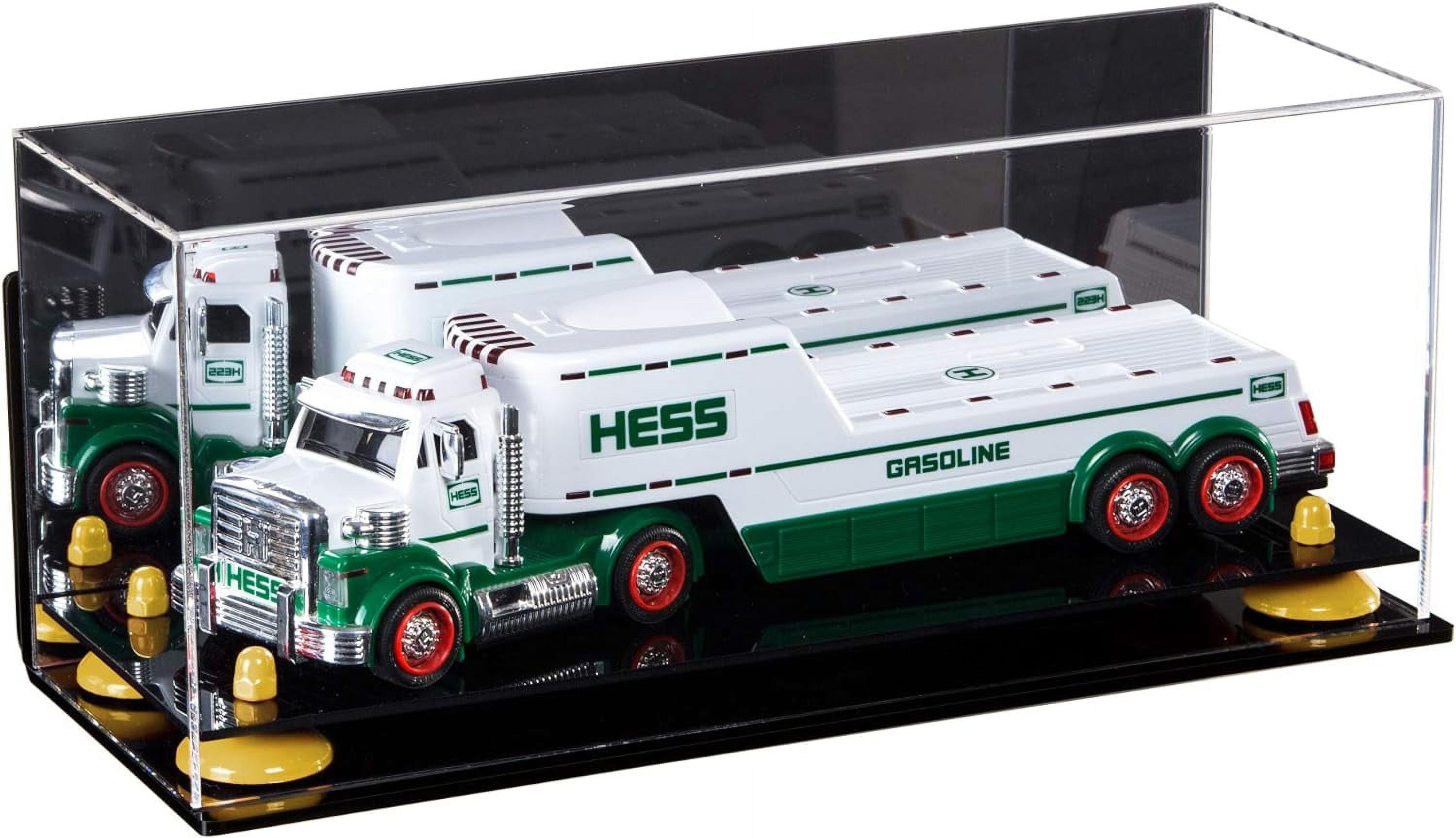 Versaile Display Case - Large Recangle Box wih Mirror, Yellow Risers ...