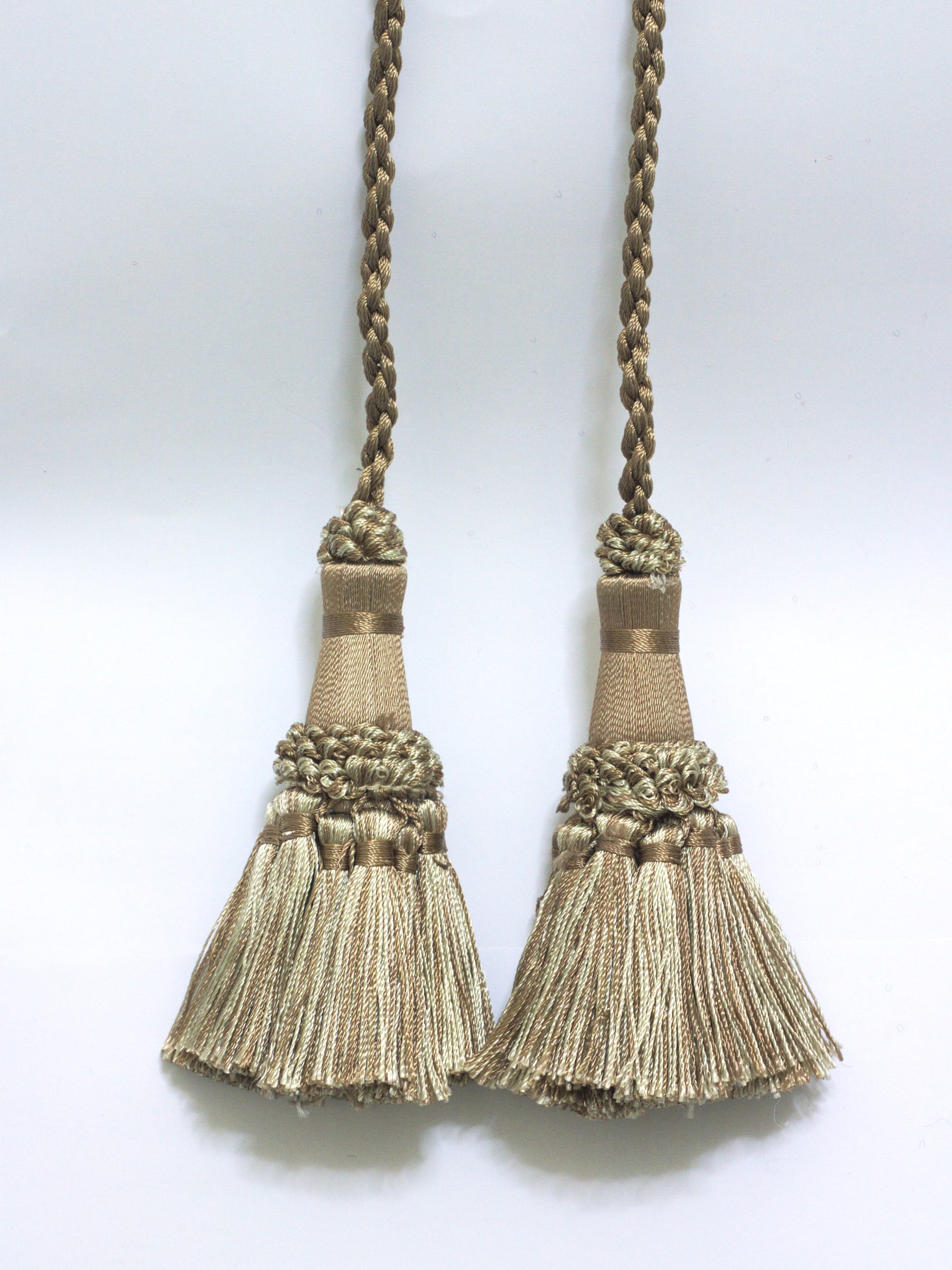 Versaille Collection Charming Double Tassel Curtain and Drapery Tieback ...