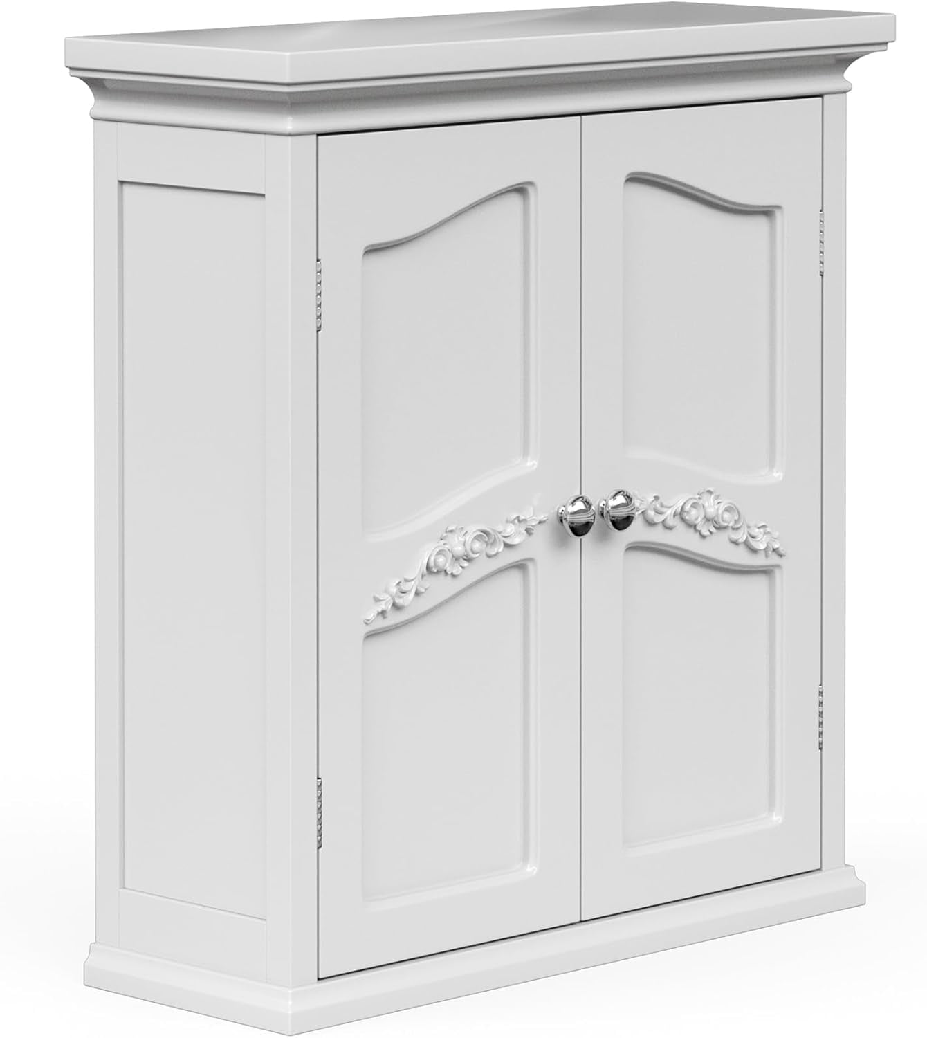 Versailles 22.01 in. x 23.74 in. 2-Door Removable Wall Cabinet with ...