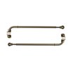 Urbanest 1/2” Adjustable Wall Mounted Swing Arm Rods 14"-24", Oil ...