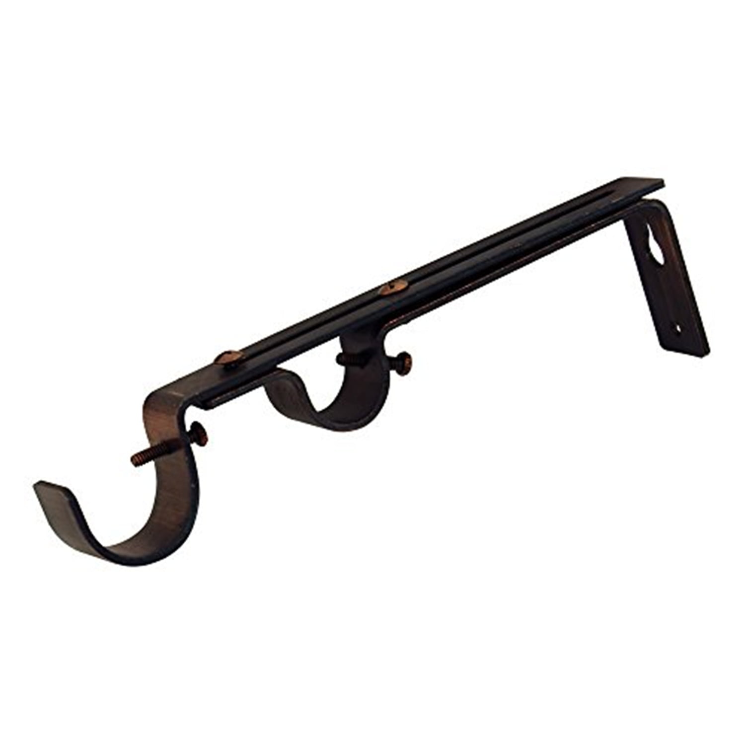 Versailles Double Wall Brackets for 7/8" - 1" Front, and 5/8" - 3/4 ...