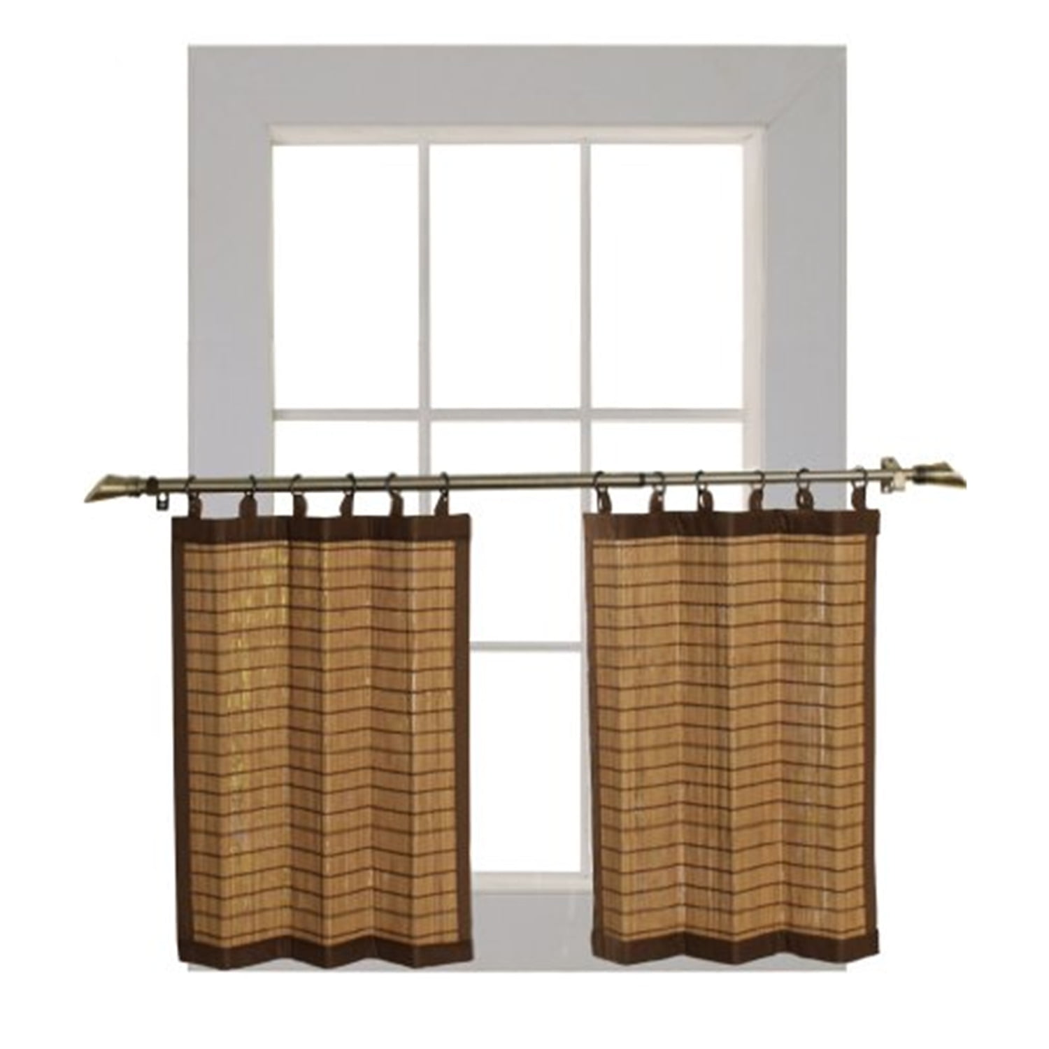 Versailles Patented Ring Top Bamboo Panel Series Tier Set - 40x24 ...