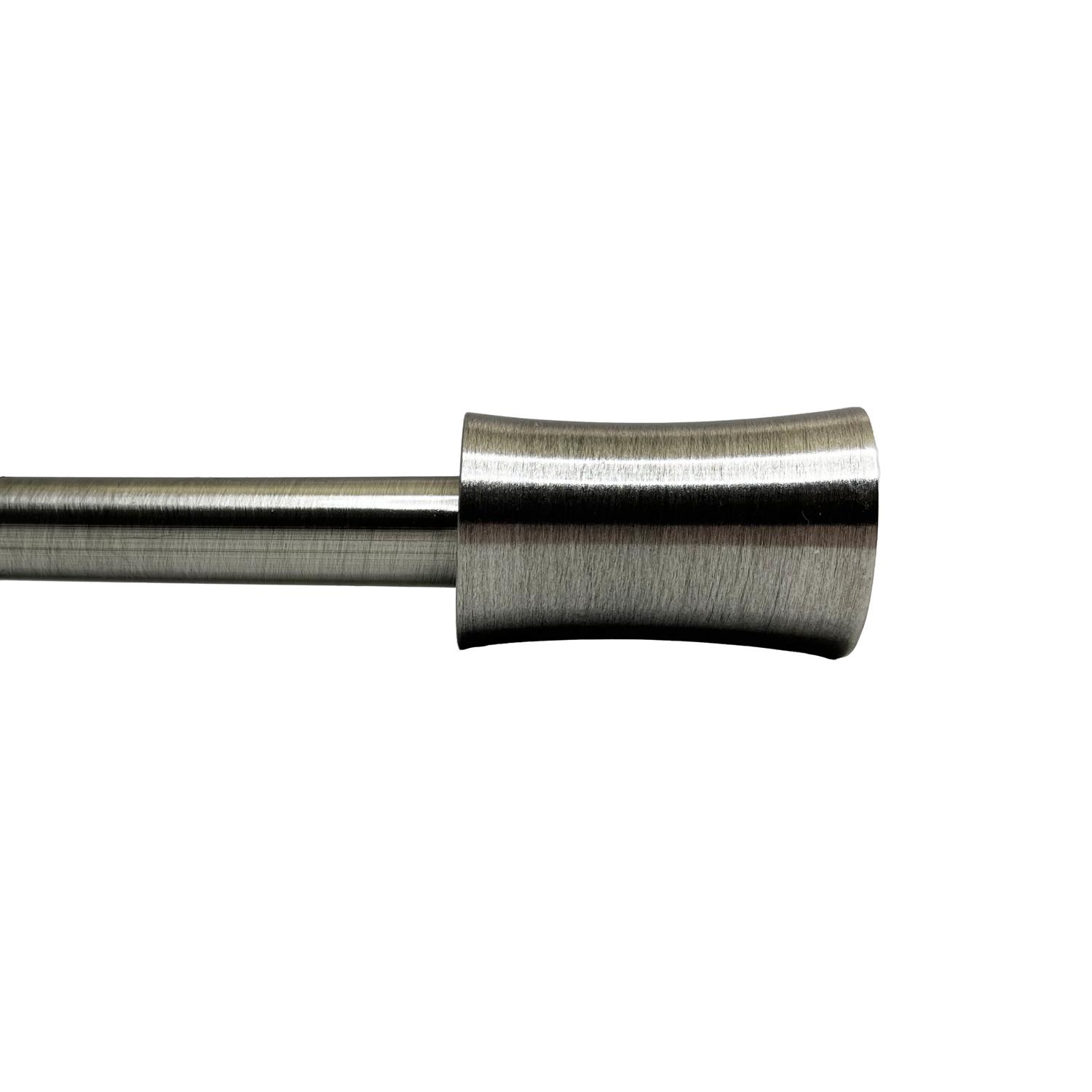 Versailles Sculpted Corset Finial Steel Heavy Duty Curtain Rod Set for ...