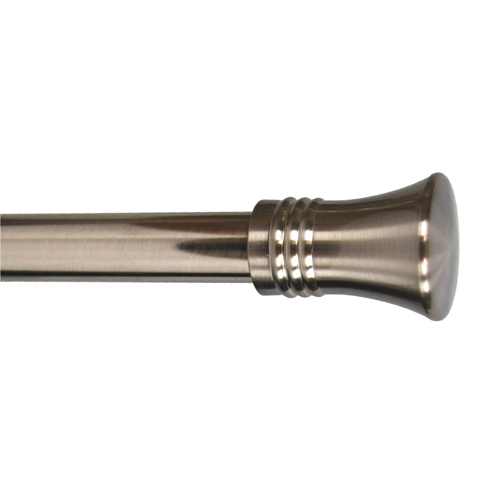 Versailles Lexington LX05 Trumpet Finial Rod Set 48/86" Pewter/Silver ...
