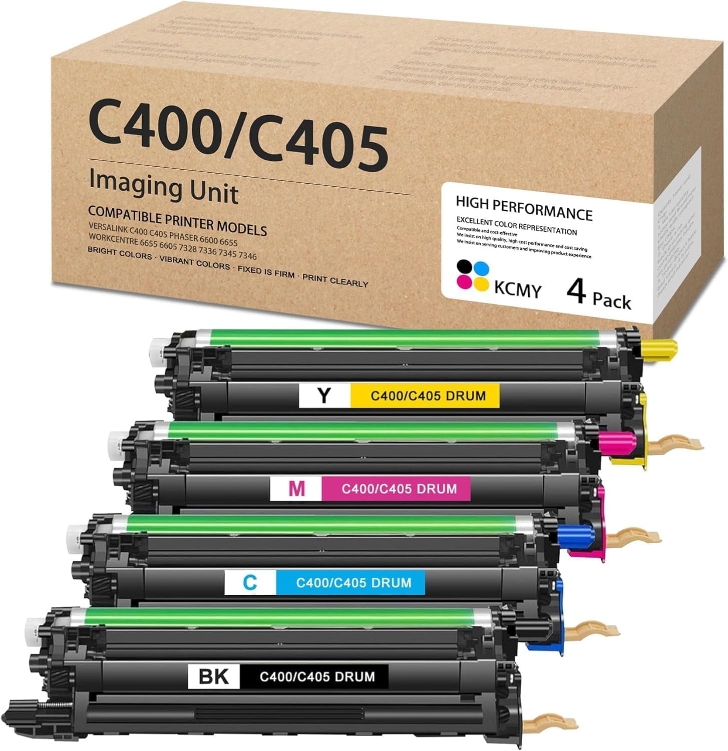 Versalink C400/C405 Drum Unit 4 Pack 108R01121 Imaging Drum Set ...