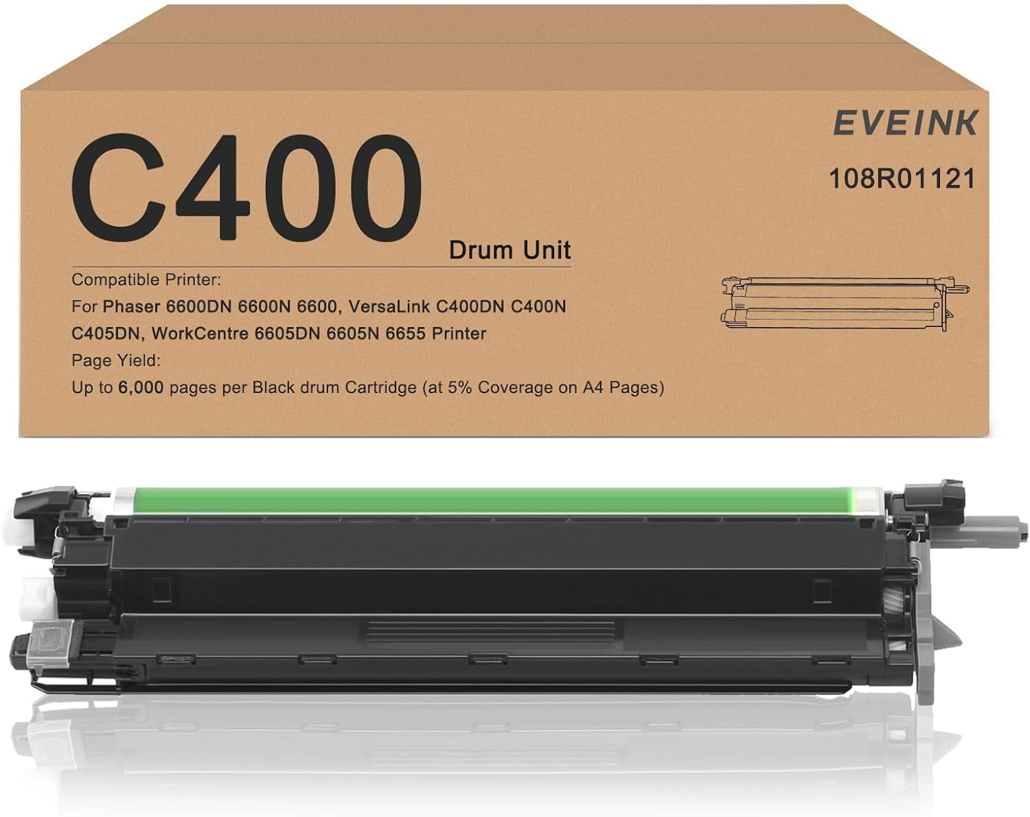 Versalink C400 C405 Drum Unit Compatible for Xerox 108R01121 Black ...