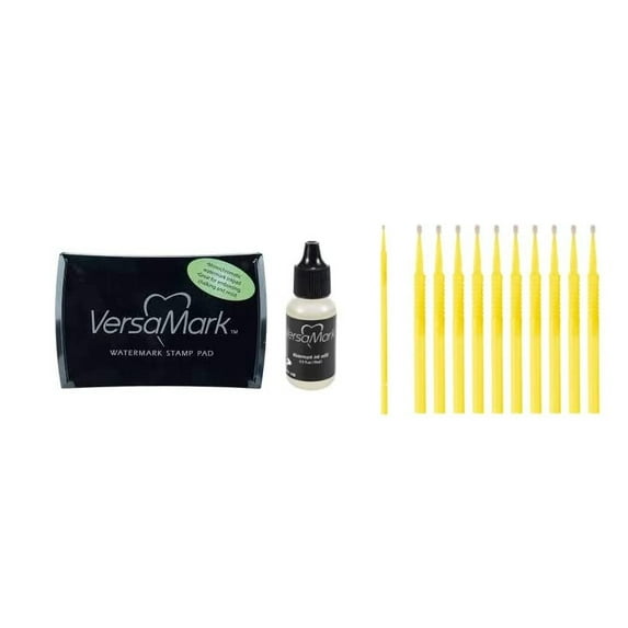 Versamark Watermark Embossing Bundle - Versamark Clear Ink Pad with ...