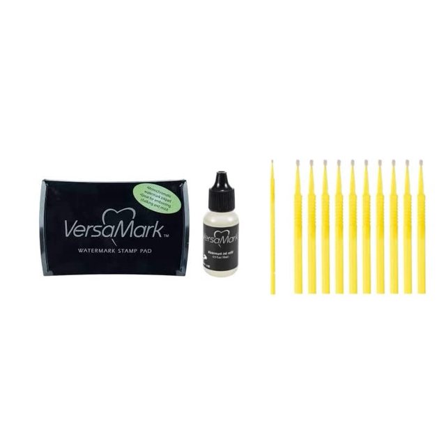 Versamark Watermark Embossing Bundle - Versamark Clear Ink Pad with ...