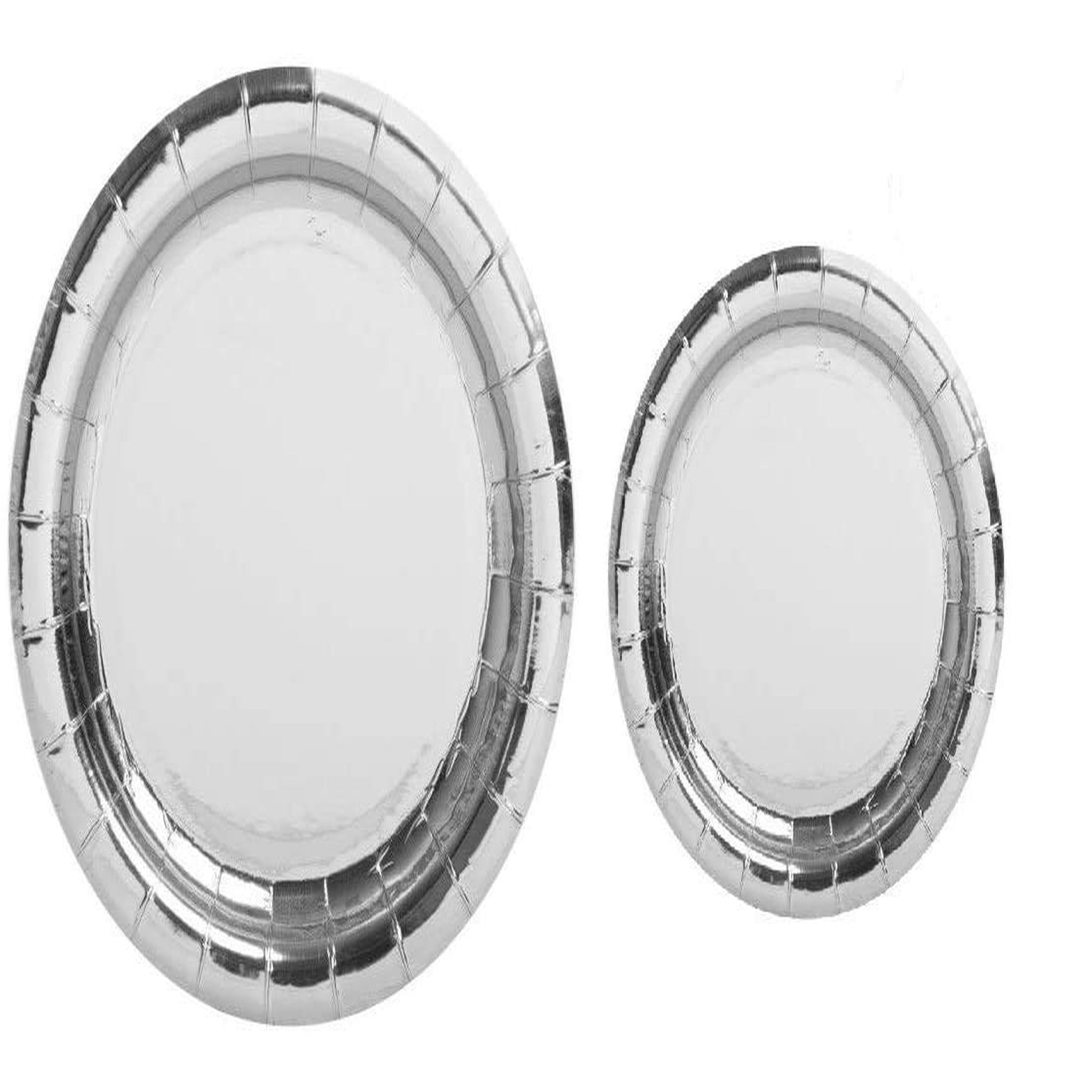 Versatile 100 Count Paper Plate Set - 50 Dinner Plates and 50 Dessert ...