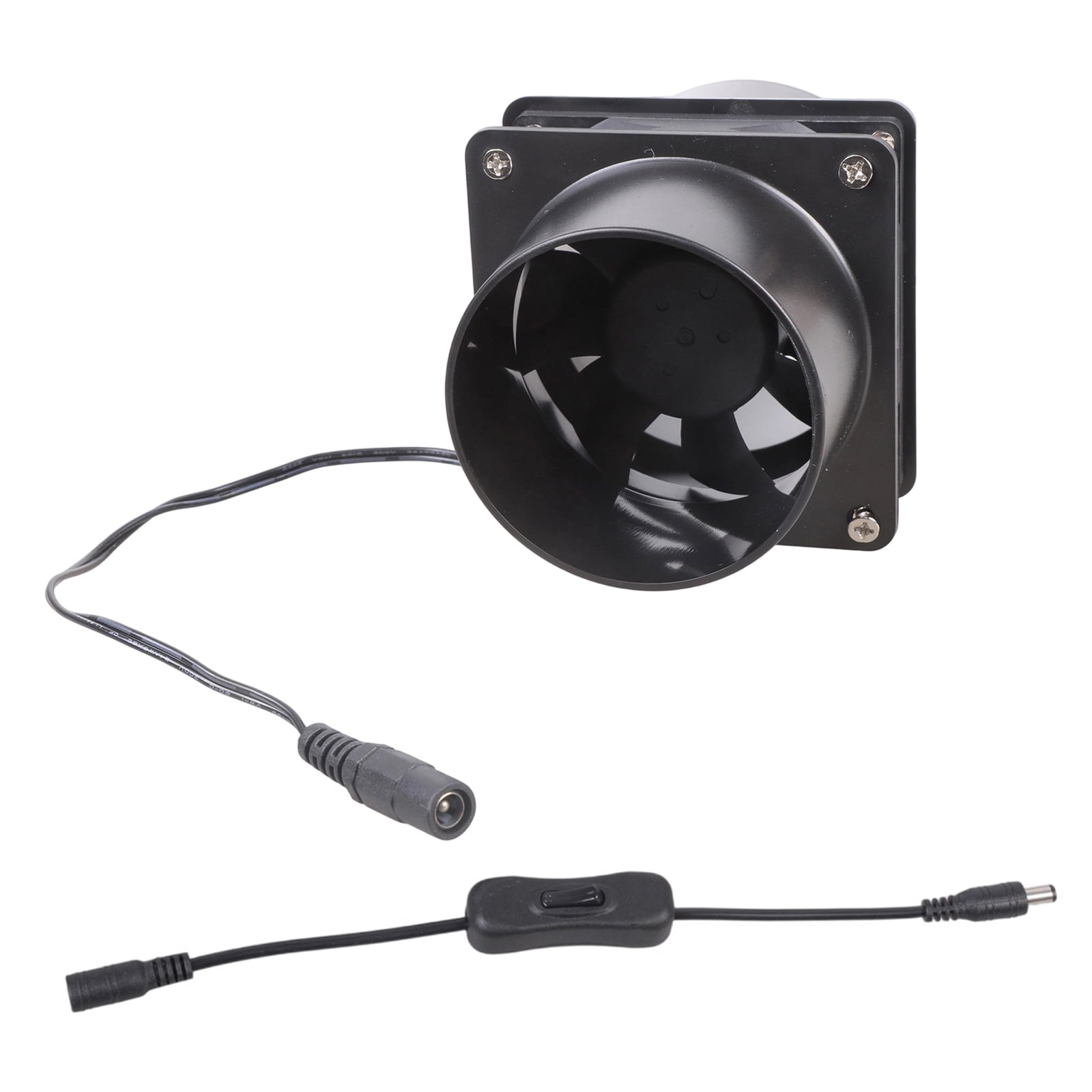 Versatile 12V 0.4A Exhaust Cooling Fan with Included Screws and Ducts ...