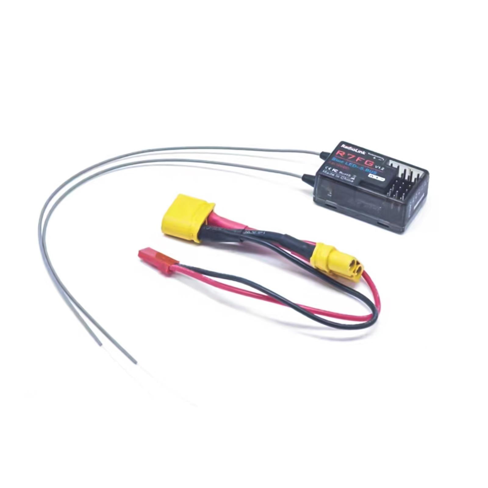 Versatile 2.4GHz RC Receiver 7 Channels, 600m Effective Range, PWM/PPM ...