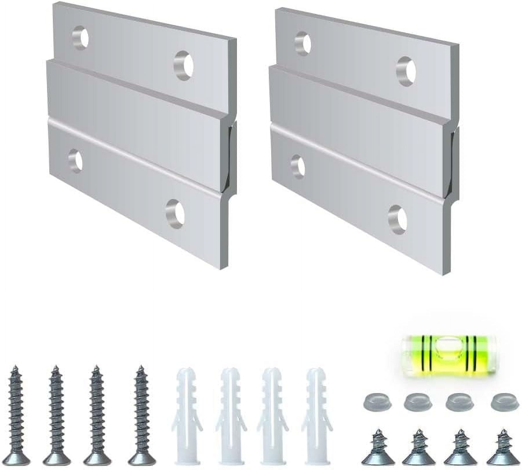 Versatile 2 inch 2 Pairs French Cleat Hanger Kit - Heavy-Duty French ...