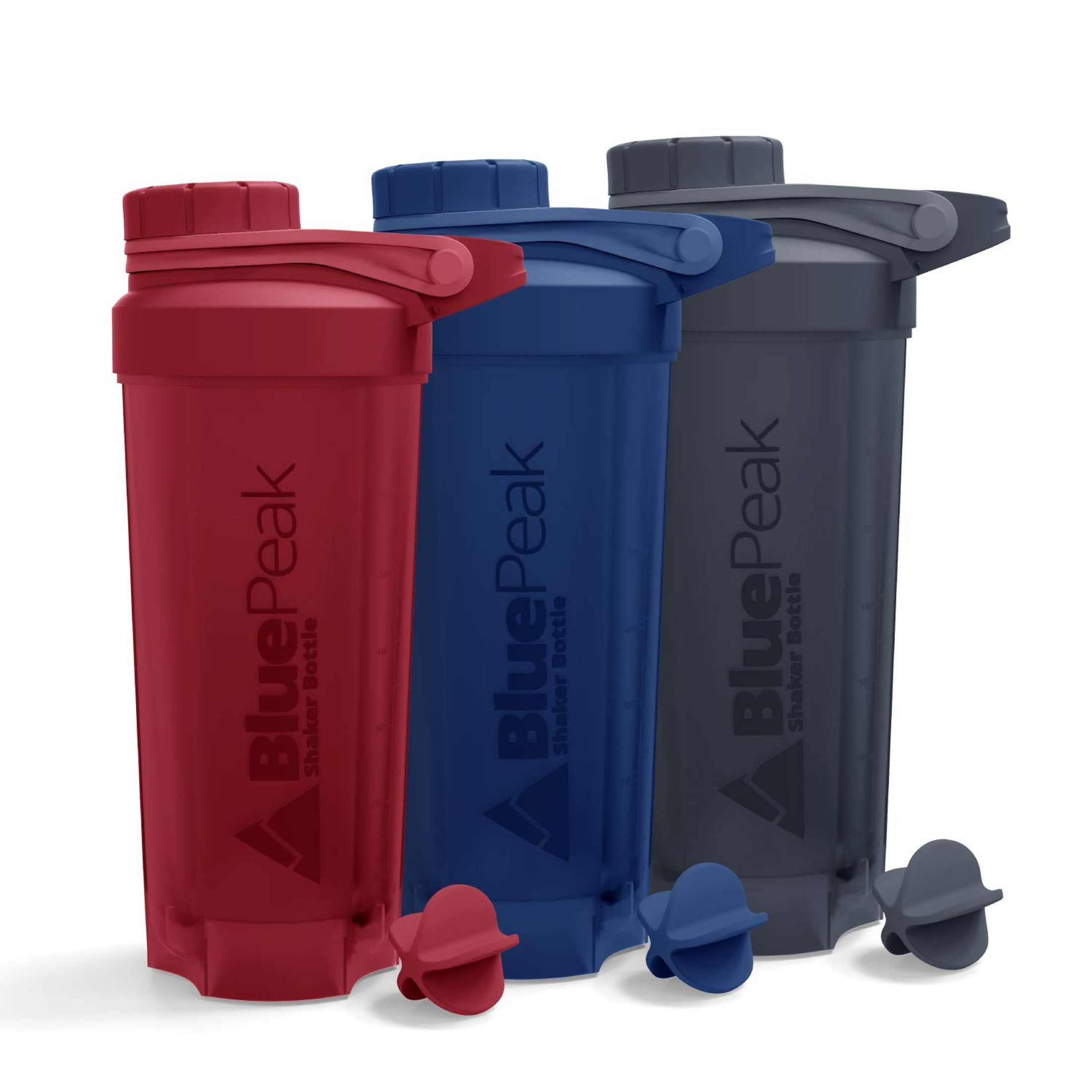 Versatile 28 oz Protein Shaker Set with Twist Cap and Shaker Balls ...